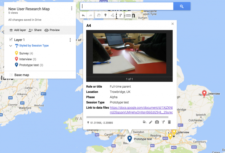 Mapping User Research Data - dxw
